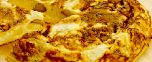 Potato and goats' cheese tortilla a cheese recipe