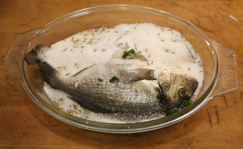 Photo of Two bream baked in sea salt recipe.jpg