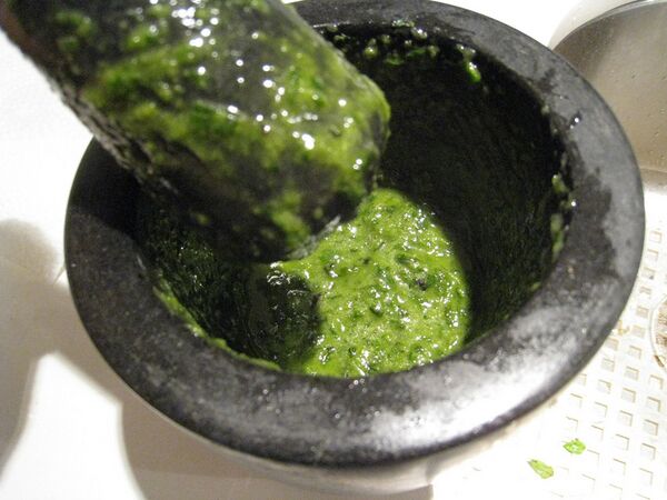 Pistou sauce, French recipe