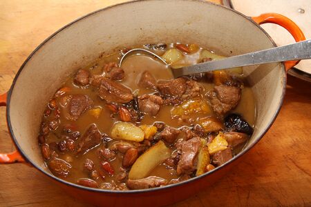 El ham lahou (Ramadan lamb), a fruit recipe