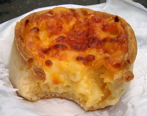Macaroni pie, an authentic Scottish recipe