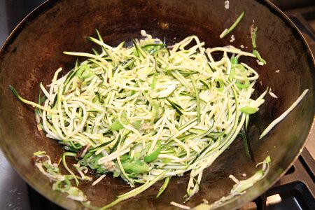 Courgette 'spaghetti' recipe