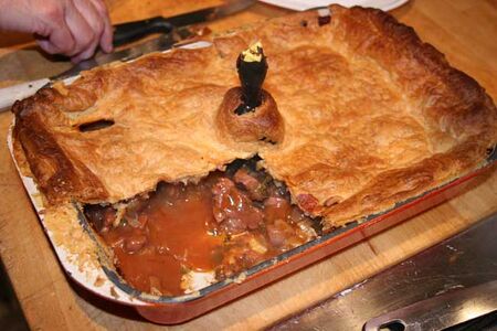 Steak and kidney pie a beef recipe