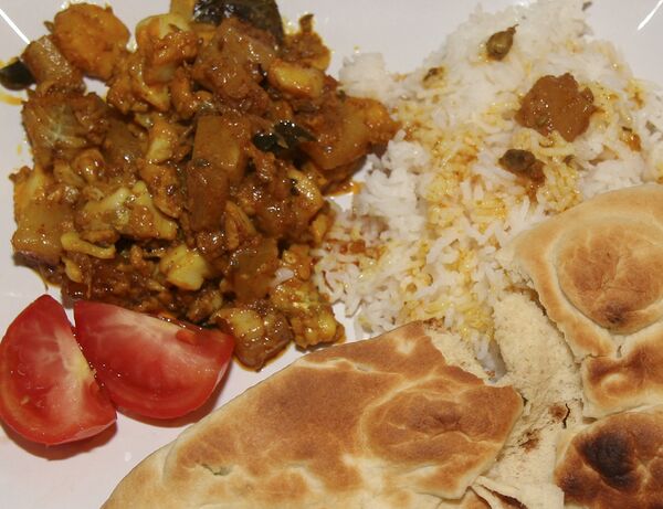 Spicy basa fish fillets with pineapple an Indian recipe