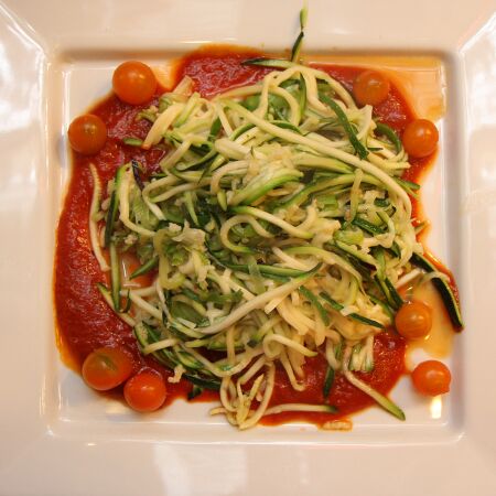 Courgette 'spaghetti' recipe